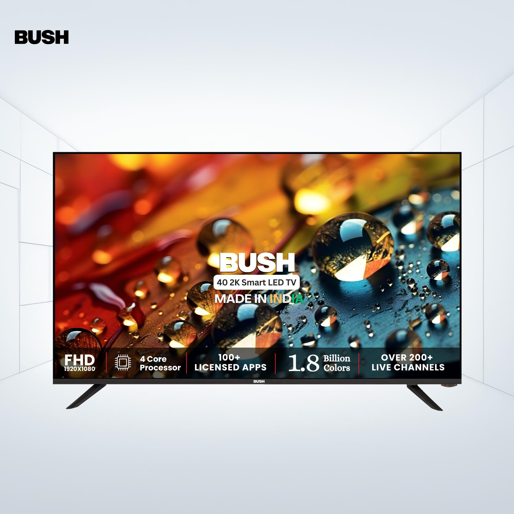 Buy Bush 40 inch (100 cm) FHD Smart LED TV, Black, JMK40 at Reliance ...