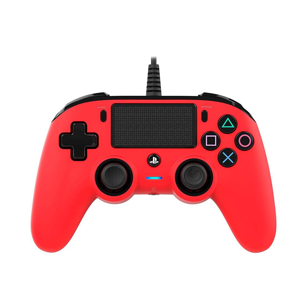 Buy Nacon Wired Compact PlayStation 4 Controller, Red at Best Price on ...