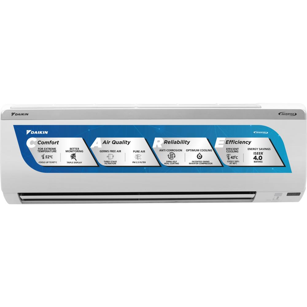 Buy Daikin 1 Ton 3 Star ATKL35U Inverter Split AC (3D Airflow, 100 ...
