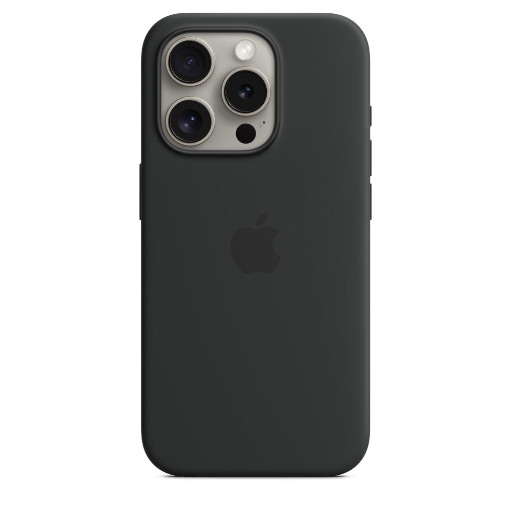 Buy Apple iPhone 15 Pro Silicone Case with MagSafe, Black at Reliance ...