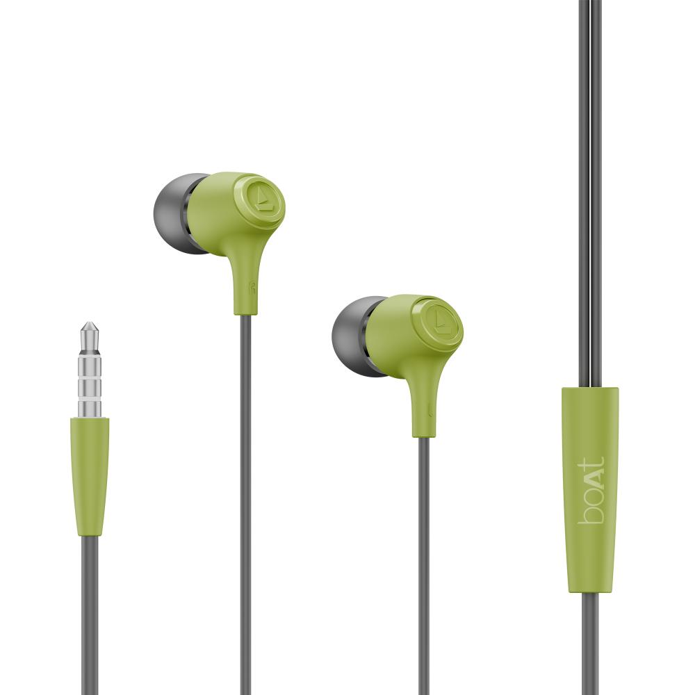 Buy boAt BassHeads 95 Wired Earphones with 10 mm Drivers, Signature ...