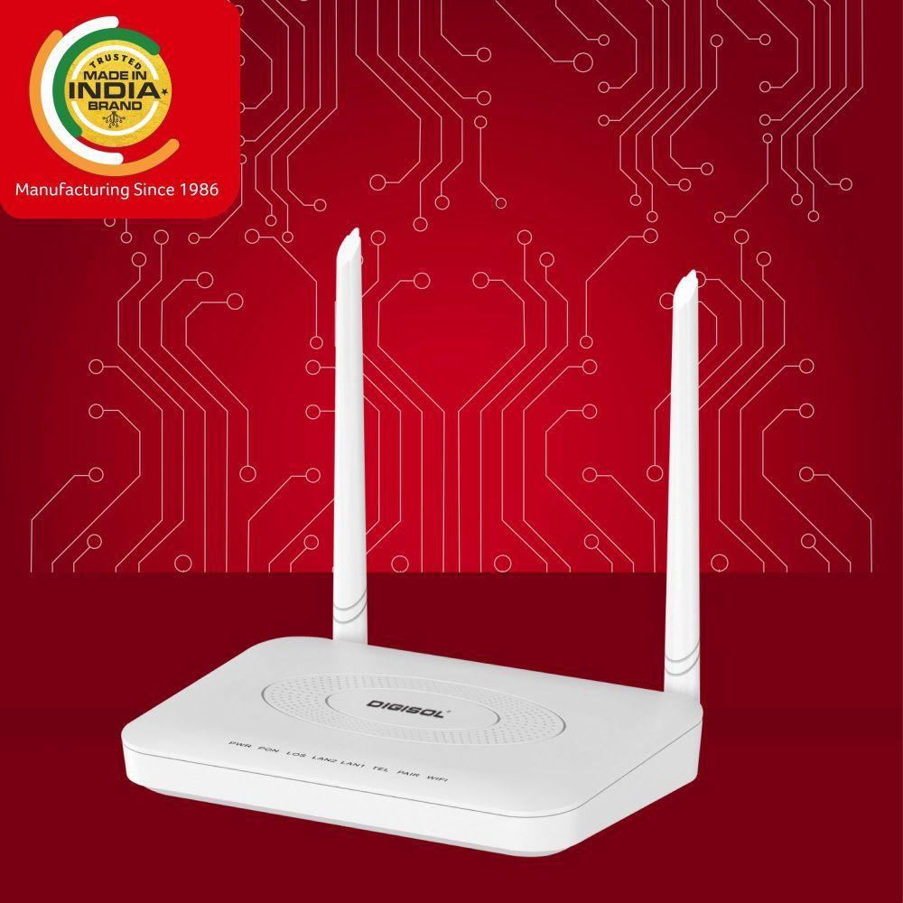 Buy DIGISOL XPON ONU 300Mbps Wireless Router with 1 PON, 1 GE + 1 FE ...