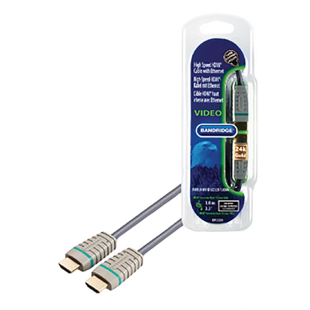 Buy Bandridge BVL1201 1 m High Speed HDMI Cable with Ethernet at Best Price on Reliance Digital
