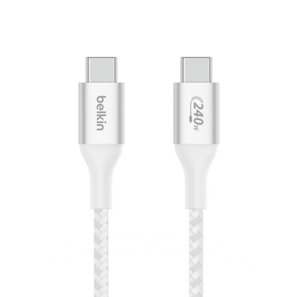 Buy Belkin USB-C to USB-C Braided cable, 100 cm (1 m) Length, 240 W PD ...