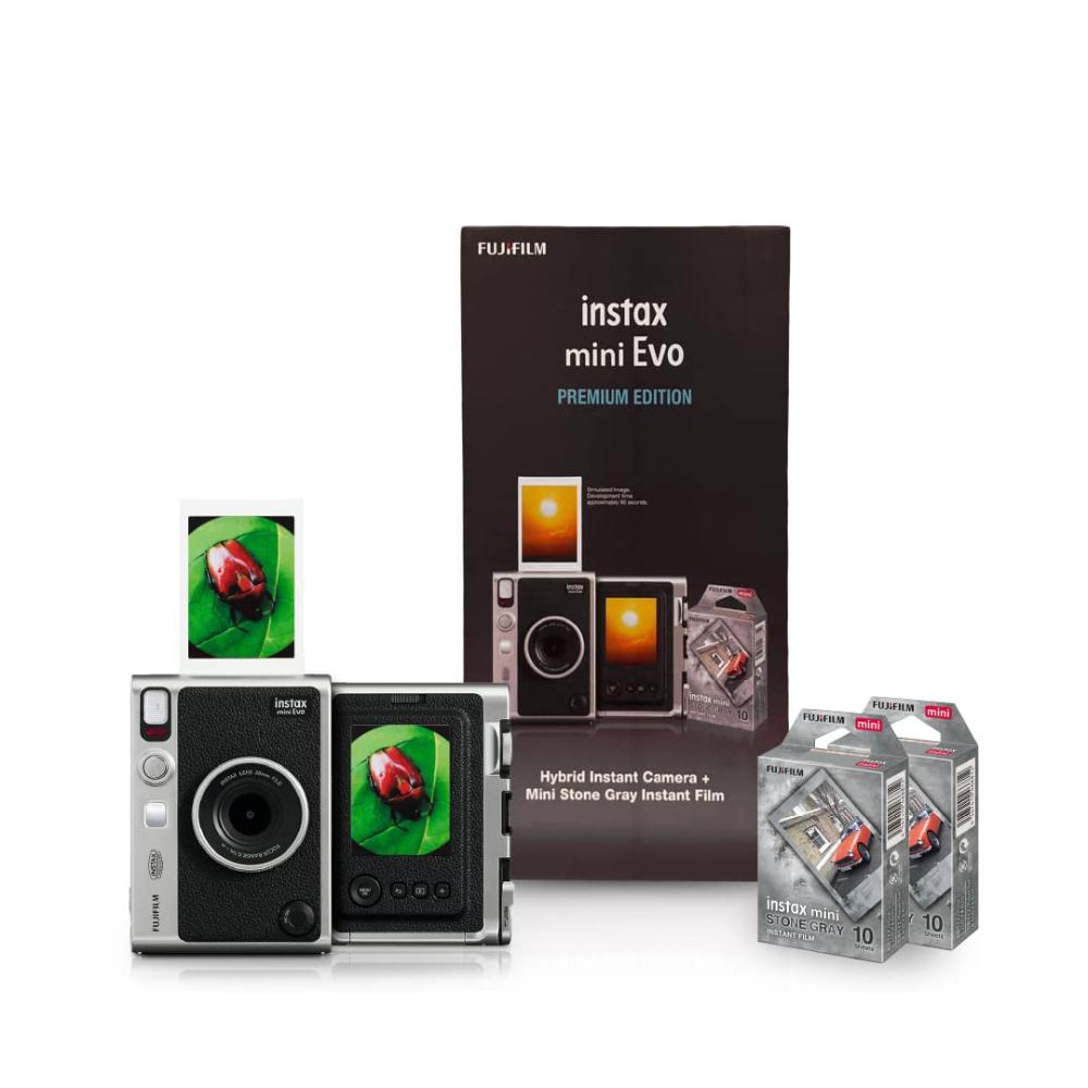 Buy Fujifilm Mini Evo Premium Edition Box 20 shots, Gray Stone at ...