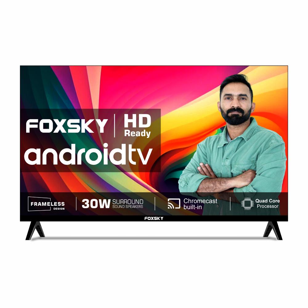 Buy Foxsky 80 cm (32 inch) HD Ready Smart Voice LED TV, 32FS-Voice ...