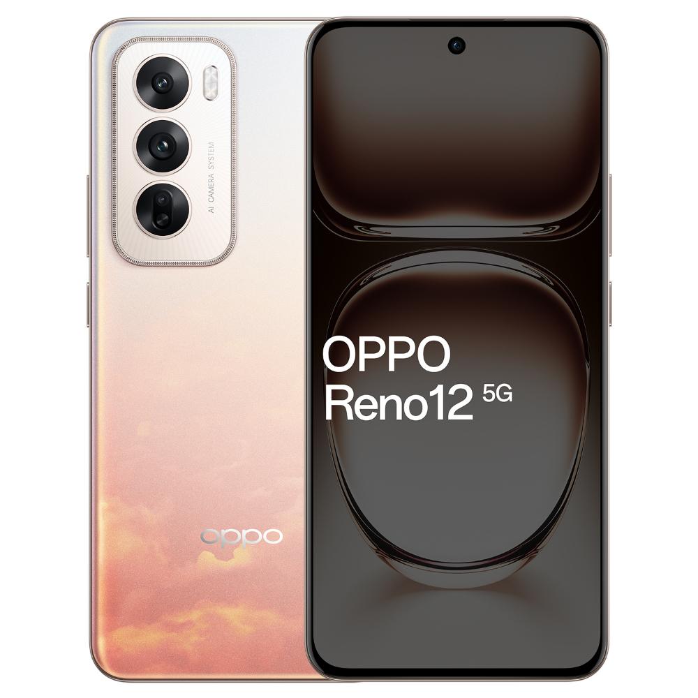 Buy Oppo Reno 12 5G 256 GB, 8 GB RAM, Sunset Peach Online at Best Price