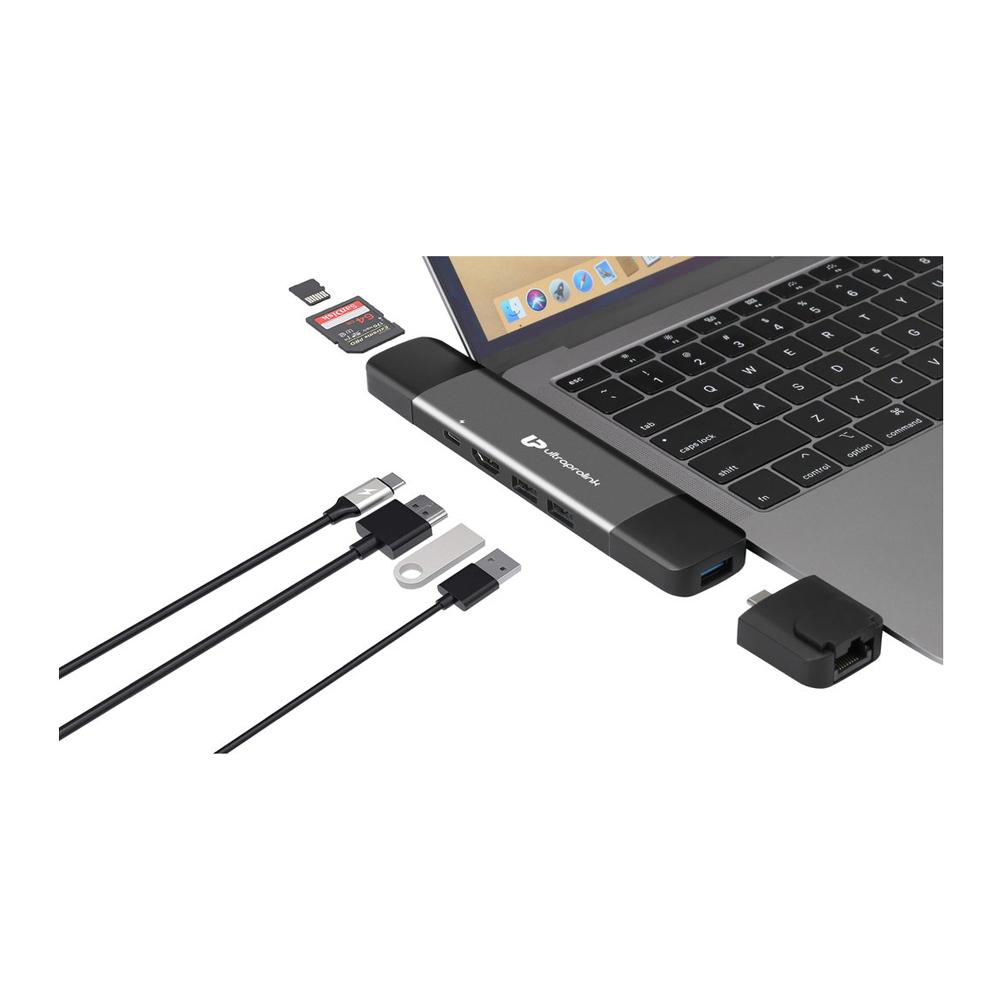 Buy UltraProlink UL1024 8 In 1 Detachable Modular Multiport Type C Hub ...