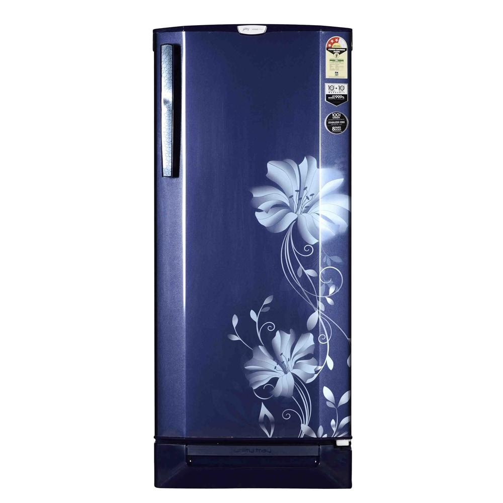 Buy Godrej 210 litres 3 Star Single Door Refrigerator, Iris Blue RD ...
