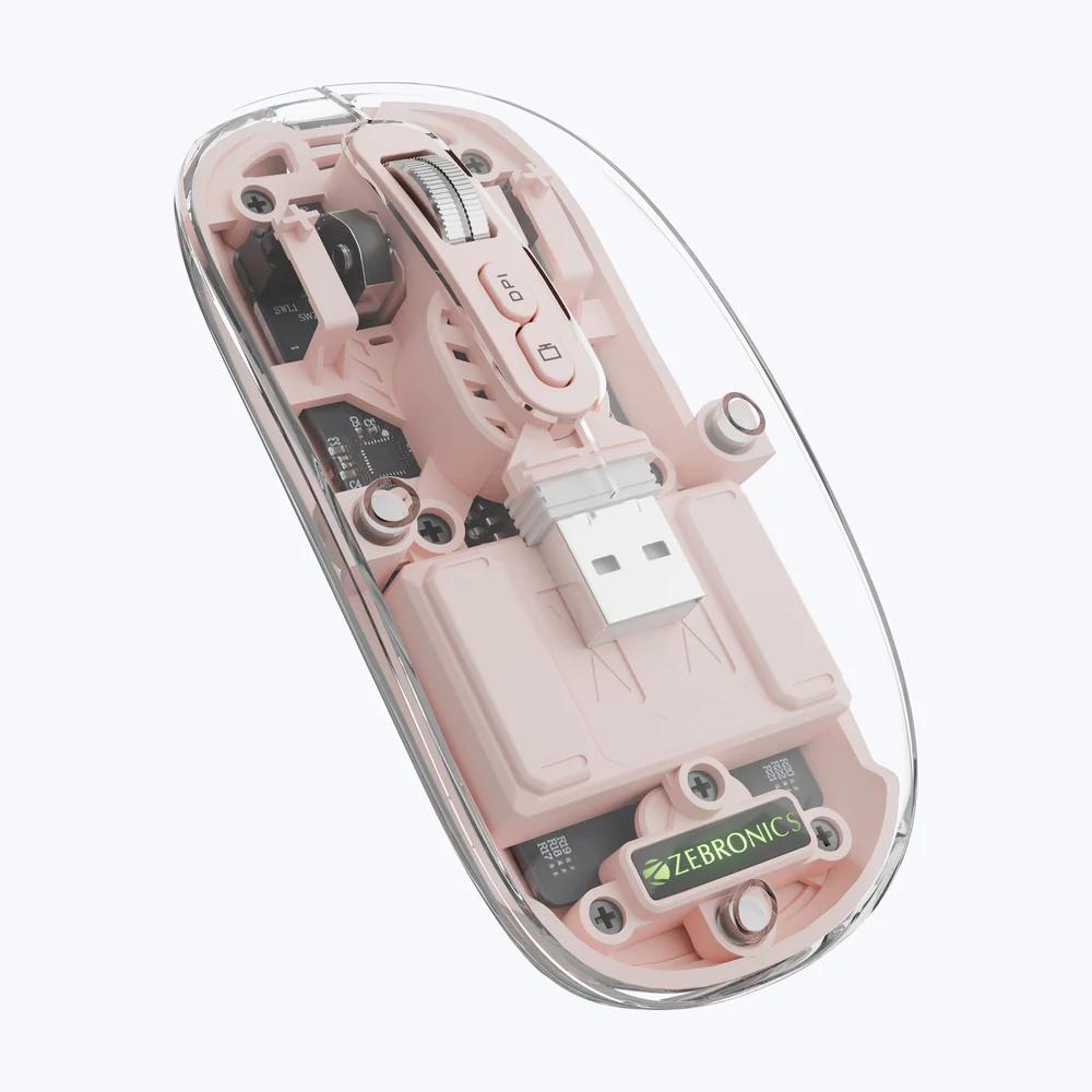 Buy Zebronics Sheer Wireless Optical Mouse, Pink at Reliance Digital