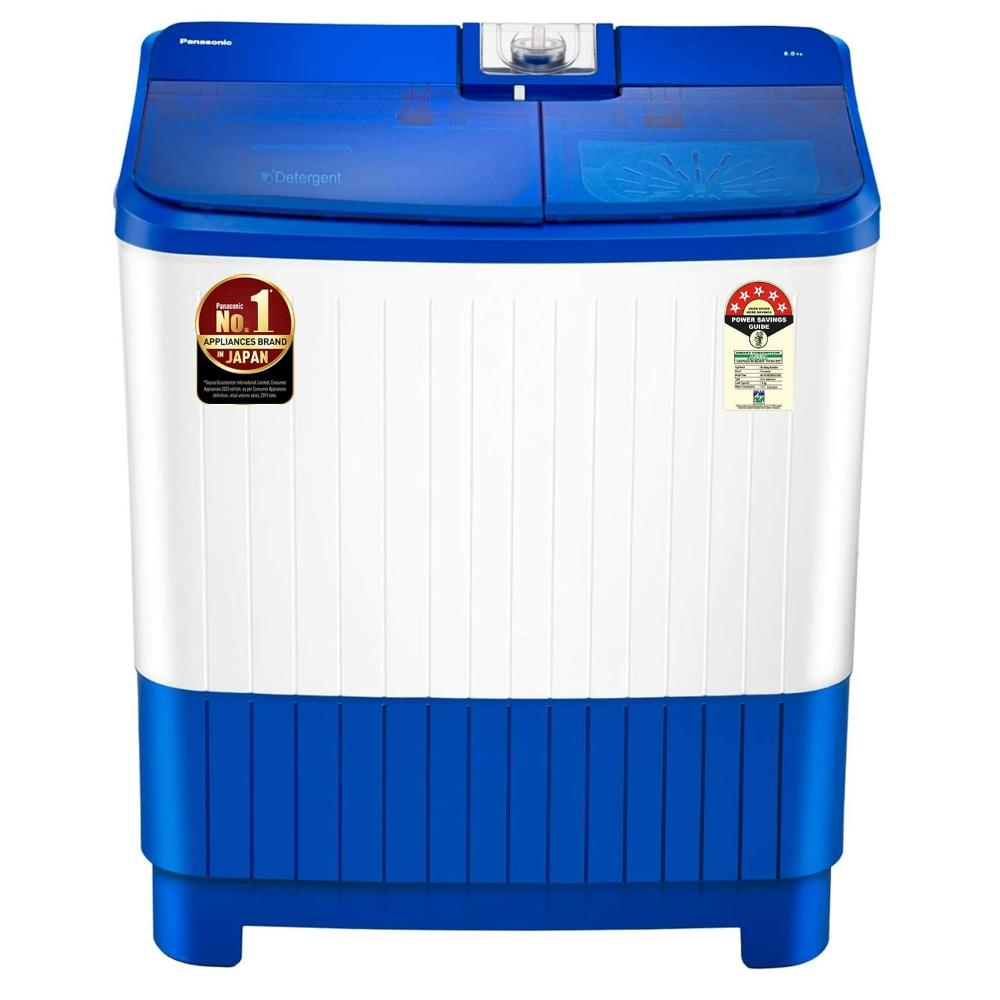 Buy Panasonic 8 Kg Top Loading Semi-Automatic Washing Machine, NA ...
