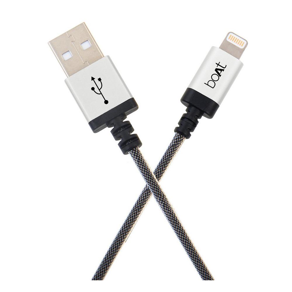 Buy boAt LTG 500 1 m Indestructible Apple Certified USB to Lightning ...