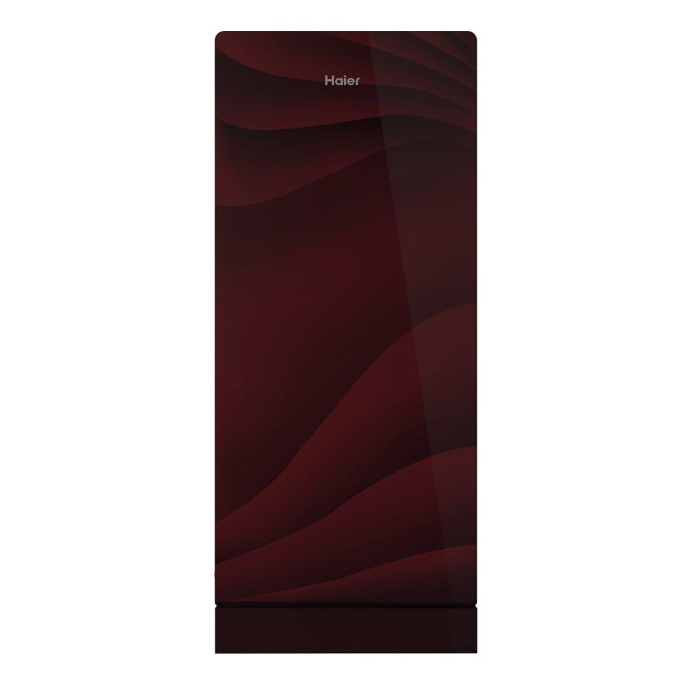 Buy Haier 195 litres 4 Star Single Door Refrigerator, Wave Glass Red ...