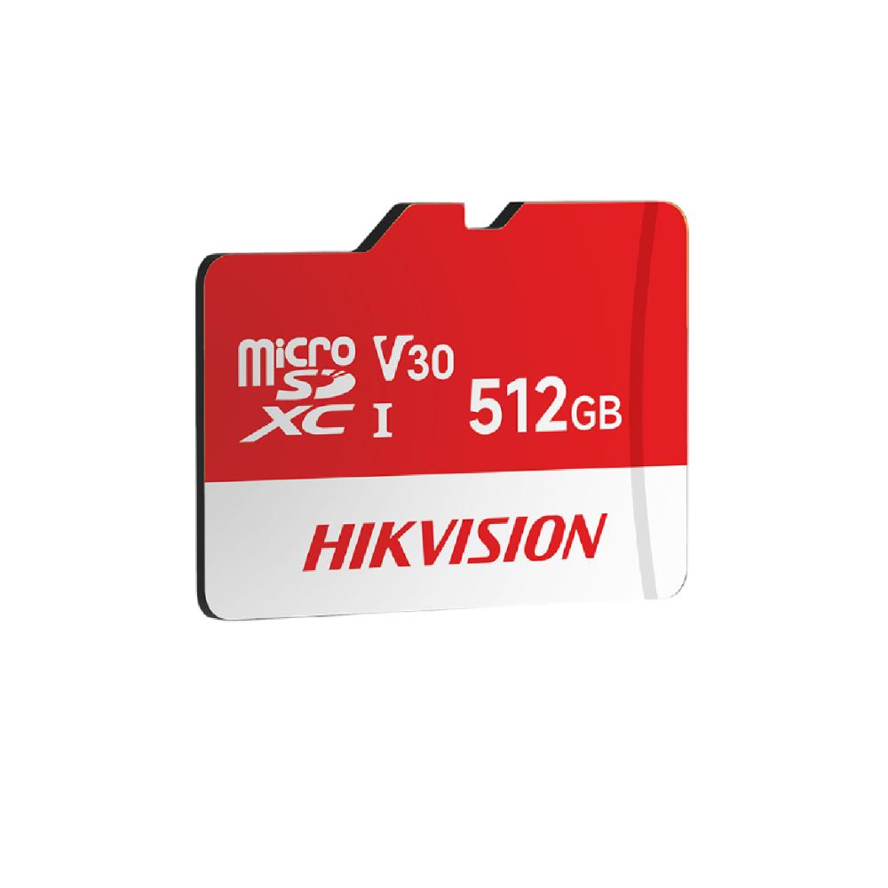 Buy Hikvision 512 GB TF-D1 MicroSD Memory Card, Red and White at ...