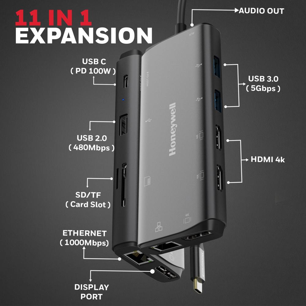 Honeywell 11-in-1 Type-C Docking Station