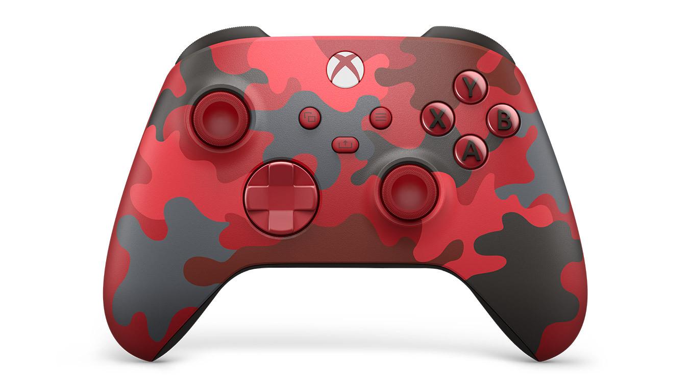 red wired xbox one controller