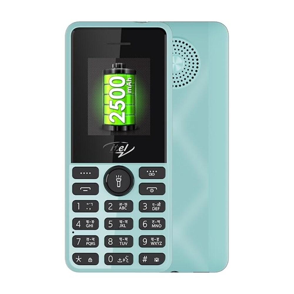 itel Ace 2 Power 4 MB RAM, Light Green, Mobile Phone