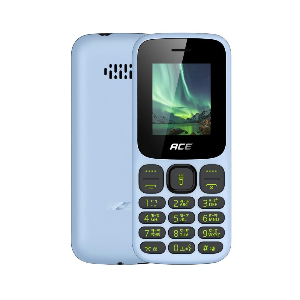 itel Ace 3 Shine 4 MB RAM, City Blue, Mobile Phone