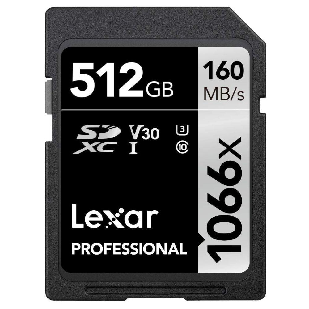 Buy Lexar Professional 1066x 512 GB Silver Series SDXC Memory Card ...