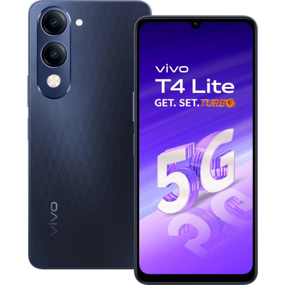 Buy Vivo T4 Lite 5G 128 GB, 6 GB RAM, Prism Blue, Mobile Phone at ...