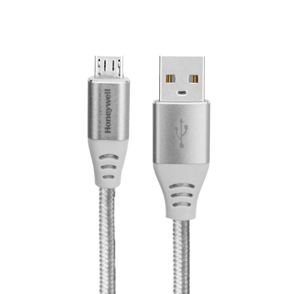 Buy HoneyWell CBL1.2MNB 1.2 meter USB to Micro USB Braided Cable, White ...