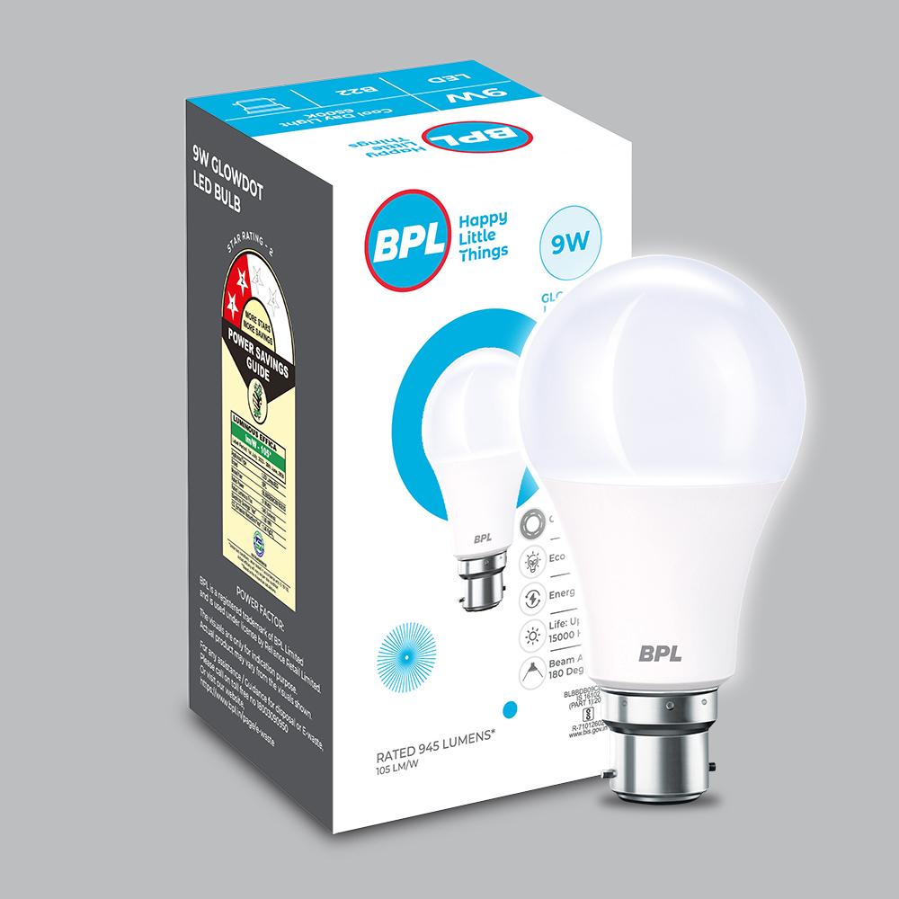 BPL 9 Watts Glow Dot LED Bulb