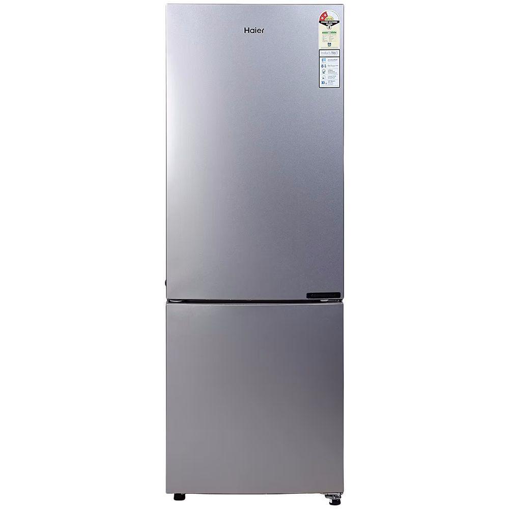 Buy Haier 237 litres 2 Star Frost Free Bottom Mount Refrigerator, Grey ...