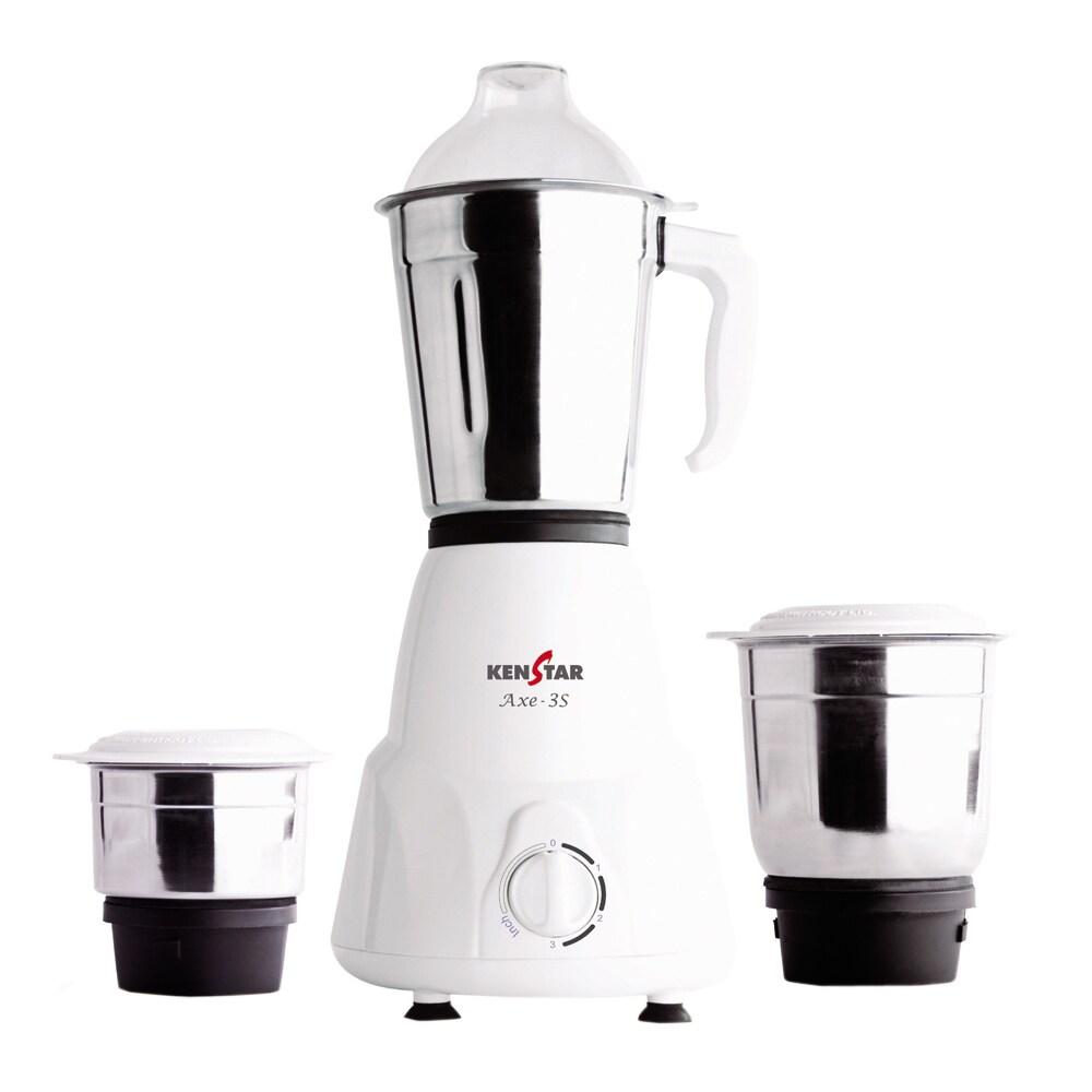 Buy Kenstar Axe 3S 450 Watts Mixer with Lid Locking Clip, White ...