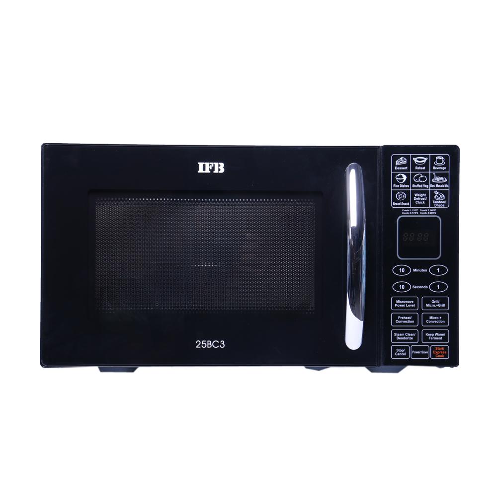 Buy IFB 25BC3 25 Litres Convection Microwave Oven, 101 Auto Cook Menus ...