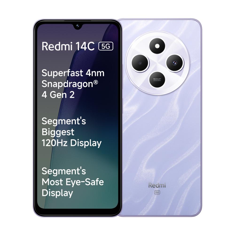 Buy Redmi 14C 5G 128 GB, 4 GB RAM, Purple, Mobile Phone at Reliance Digital