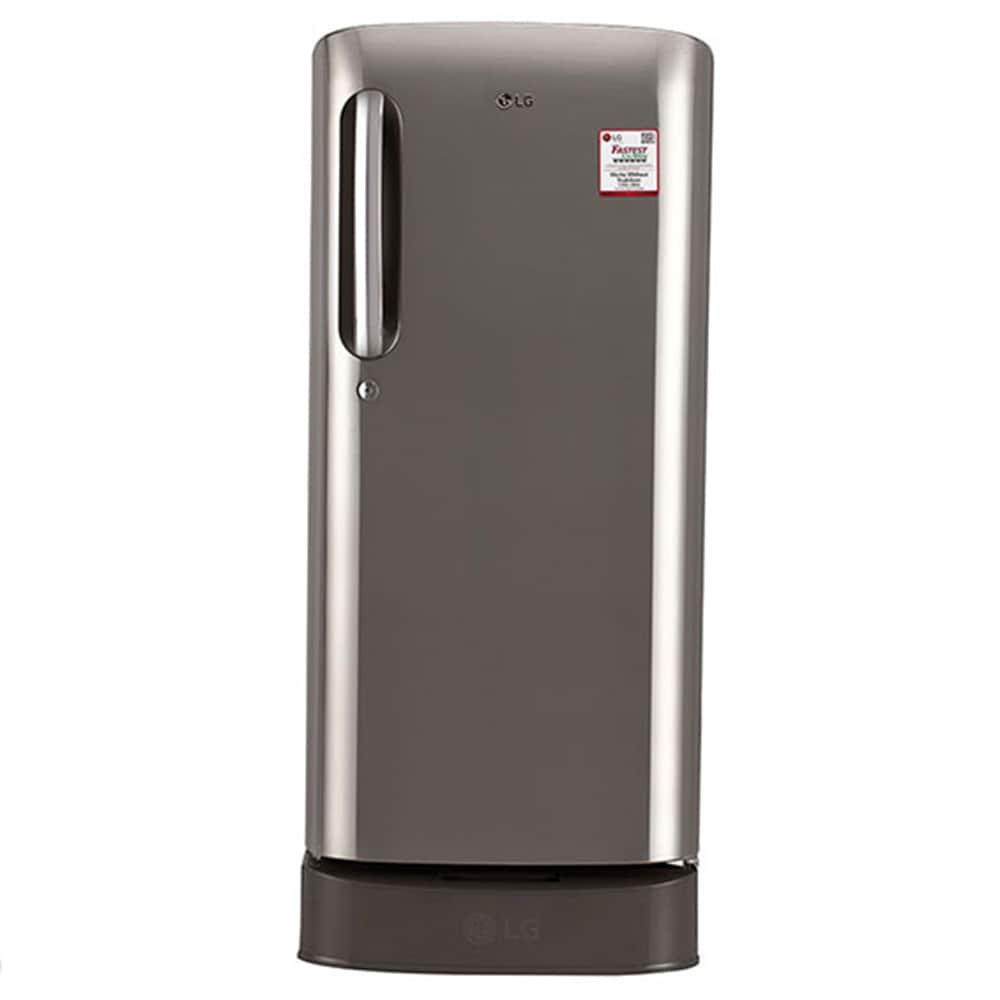 Buy LG 190 litres 3 Star Single Door Refrigerator, Shiny Steel GL ...