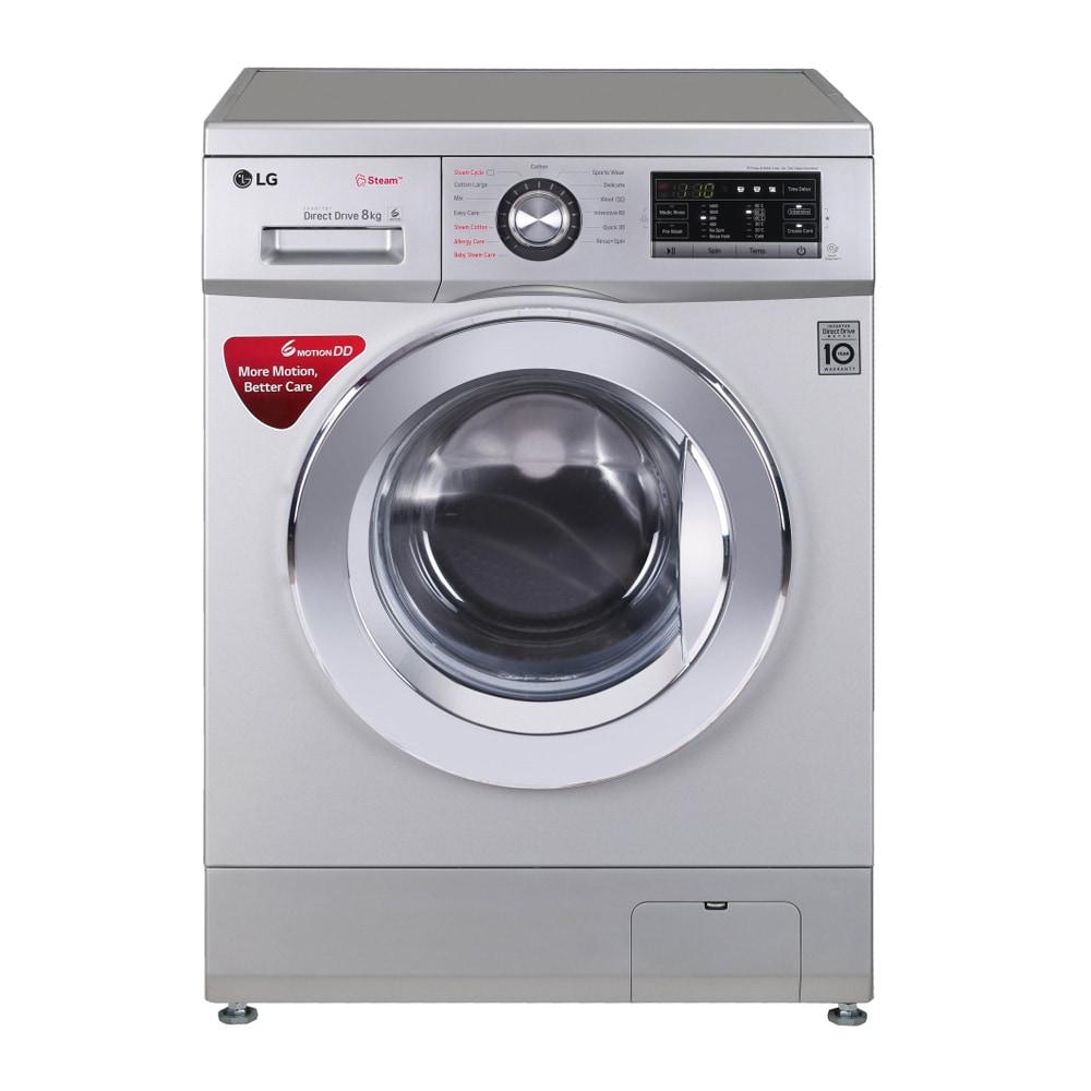 Buy LG 8 Kg Front Loading Fully Automatic Washing Machine, FH4G6TDYL42 ...
