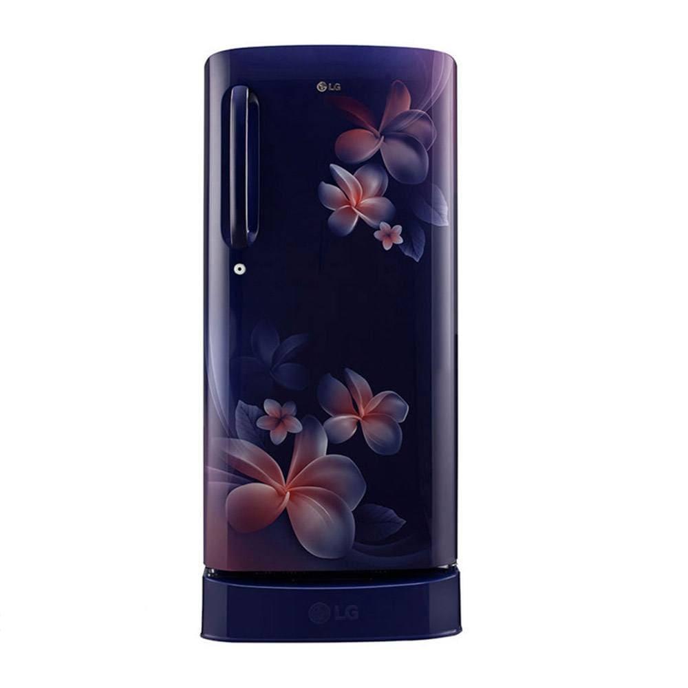 Buy LG 190 litres 4 Star Single Door Fridge, Blue Plumeria GL-D201ABPY ...