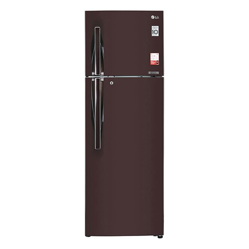Buy LG 360 litres 3 Star Double Door Refrigerator, Russet Sheen GL ...
