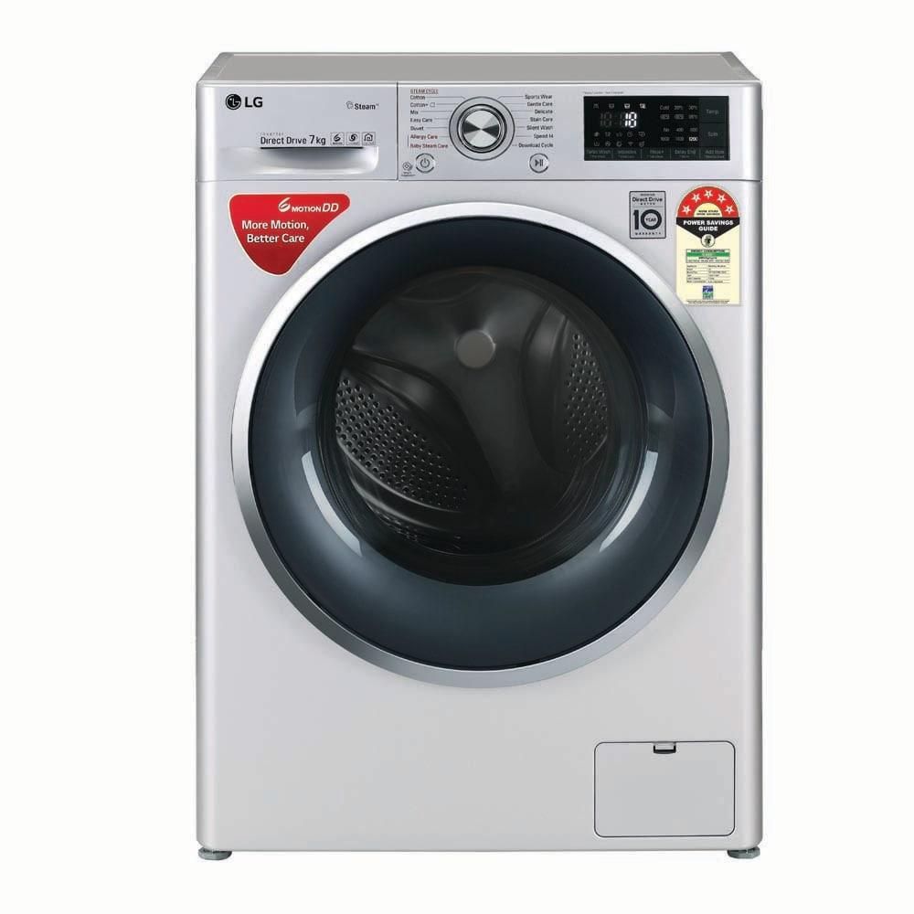 Buy LG 7 Kg Front Loading Fully Automatic Washing Machine with Steam ...