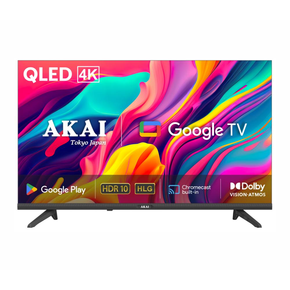 Buy AKAI 140 cm (55 Inch) Bezel-Less 4K UHD Smart QLED Google TV ...