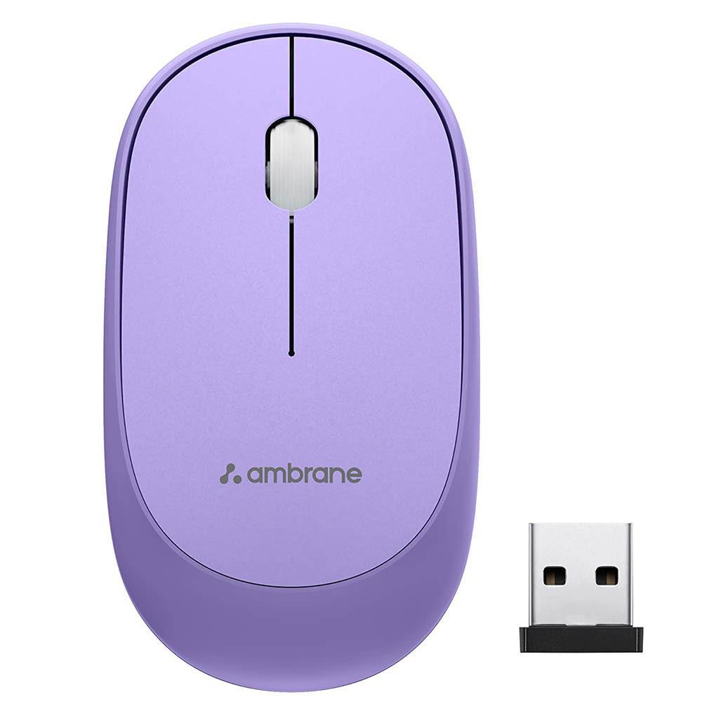 Buy Ambrane Sliq Wireless Mouse, Purple at Best Price on Reliance Digital