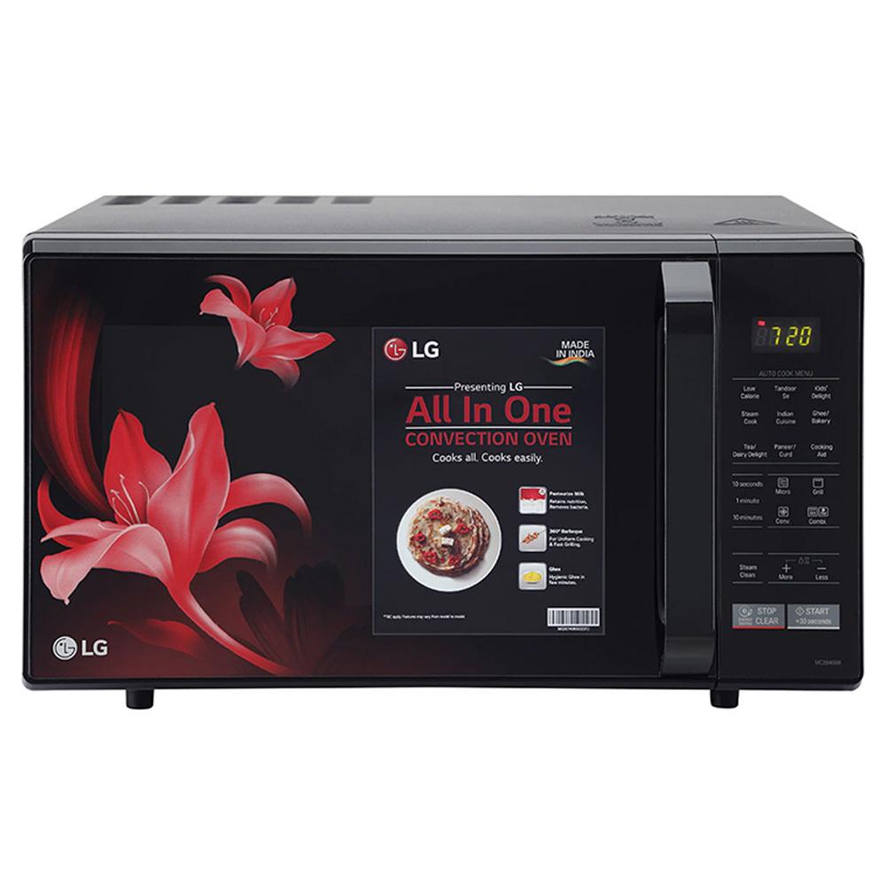 Buy LG MC2846BR 28 Litres Convection Microwave Oven, 51 Auto Cook Menu ...