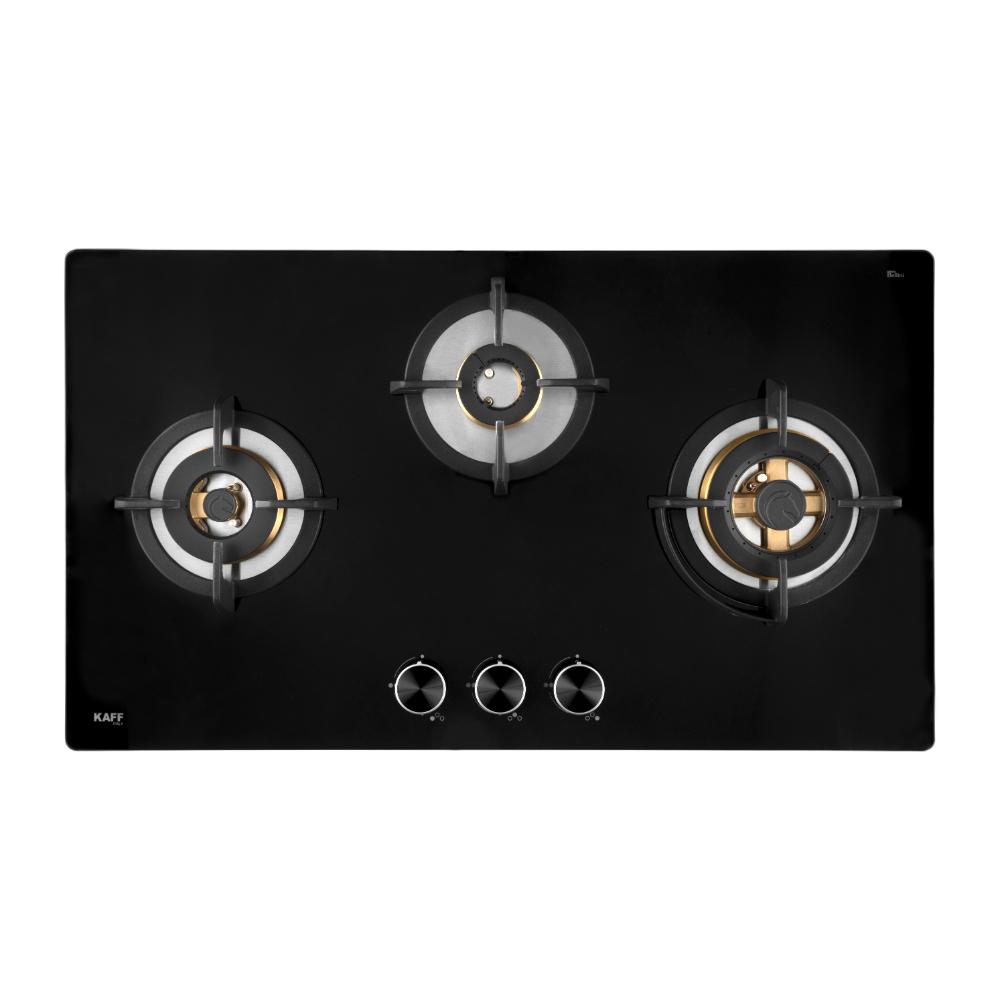 Buy Kaff BLH783 3 Burner Kitchen Hob Black at Reliance Digital