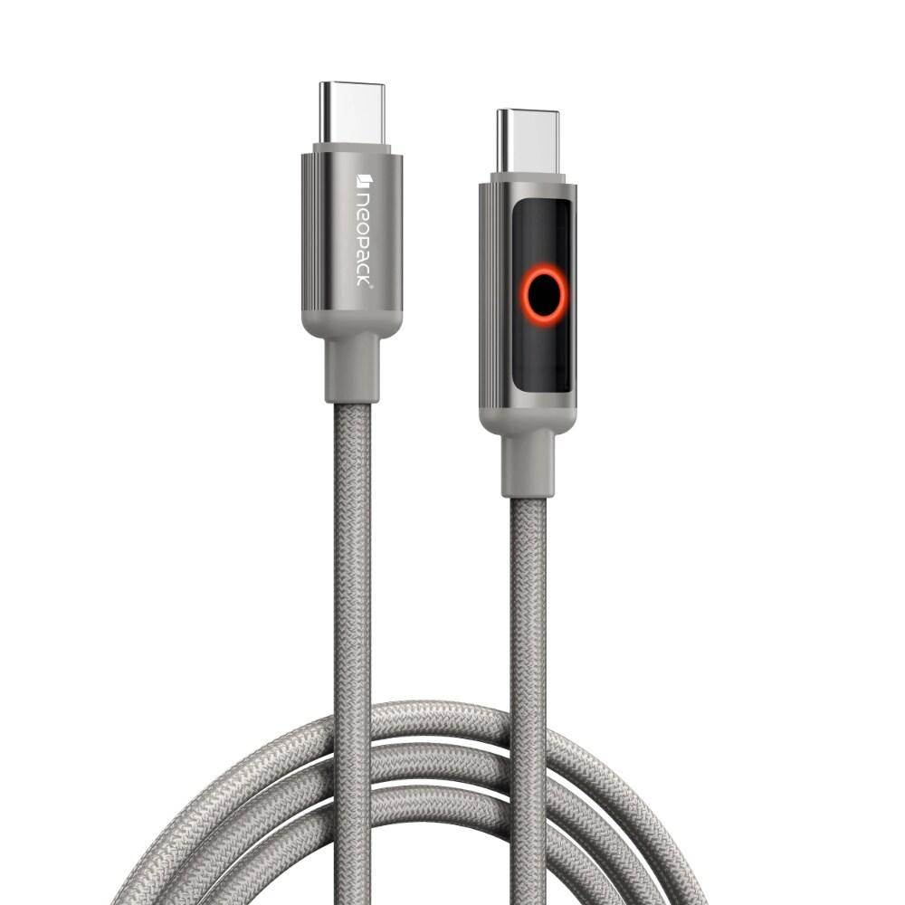 Buy Neopack Smart Type-C to Type-C Power Cable 60 W, Grey at Reliance ...