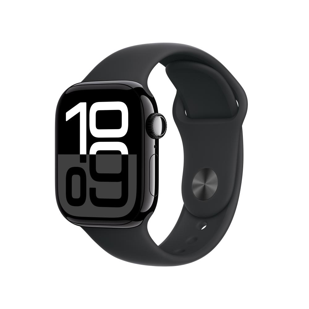 Buy Apple Watch Series 10 GPS 42 mm Jet Black Aluminium Case with Black ...