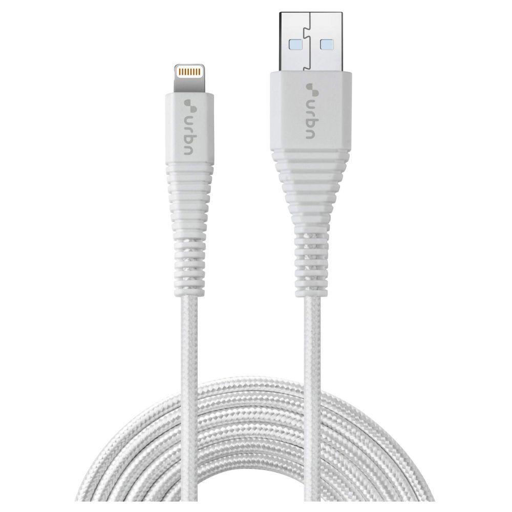 Buy URBAN UPC301 Lightning Cable with 3 Amp Fast Charging, White at ...
