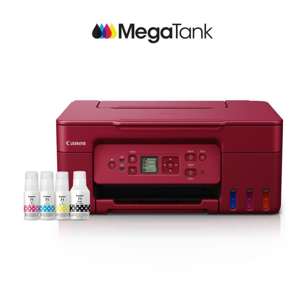 Buy Canon Pixma G3770 Inkjet Multi-function Colour Printer, Red - Canon ...