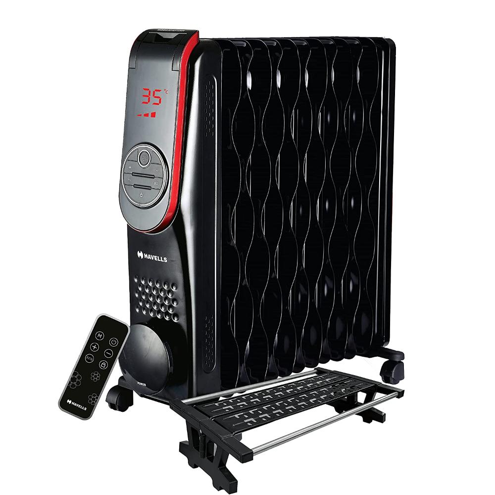 Buy Havells OFR 11 Wave Fins 2500 W Digi Radiators, Black at Reliance ...