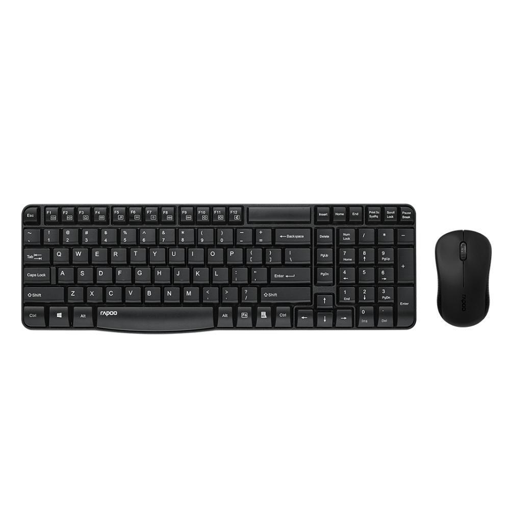 Buy Rapoo X1810 Wireless Optical Keyboard & Mouse Set, Black at ...