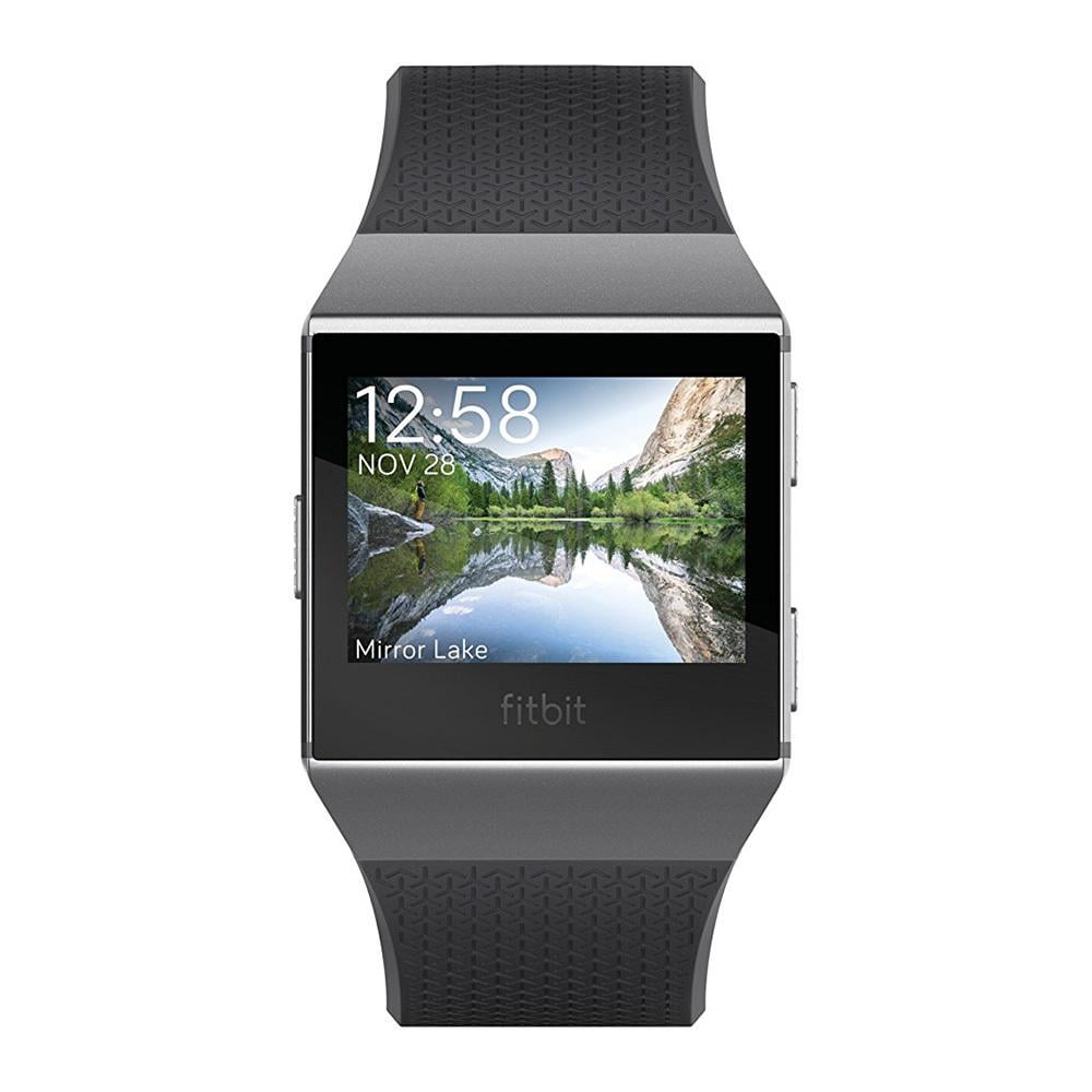 Fitbit Ionic FB503GYBK Smart Watch, Charcoal & Smoke Grey