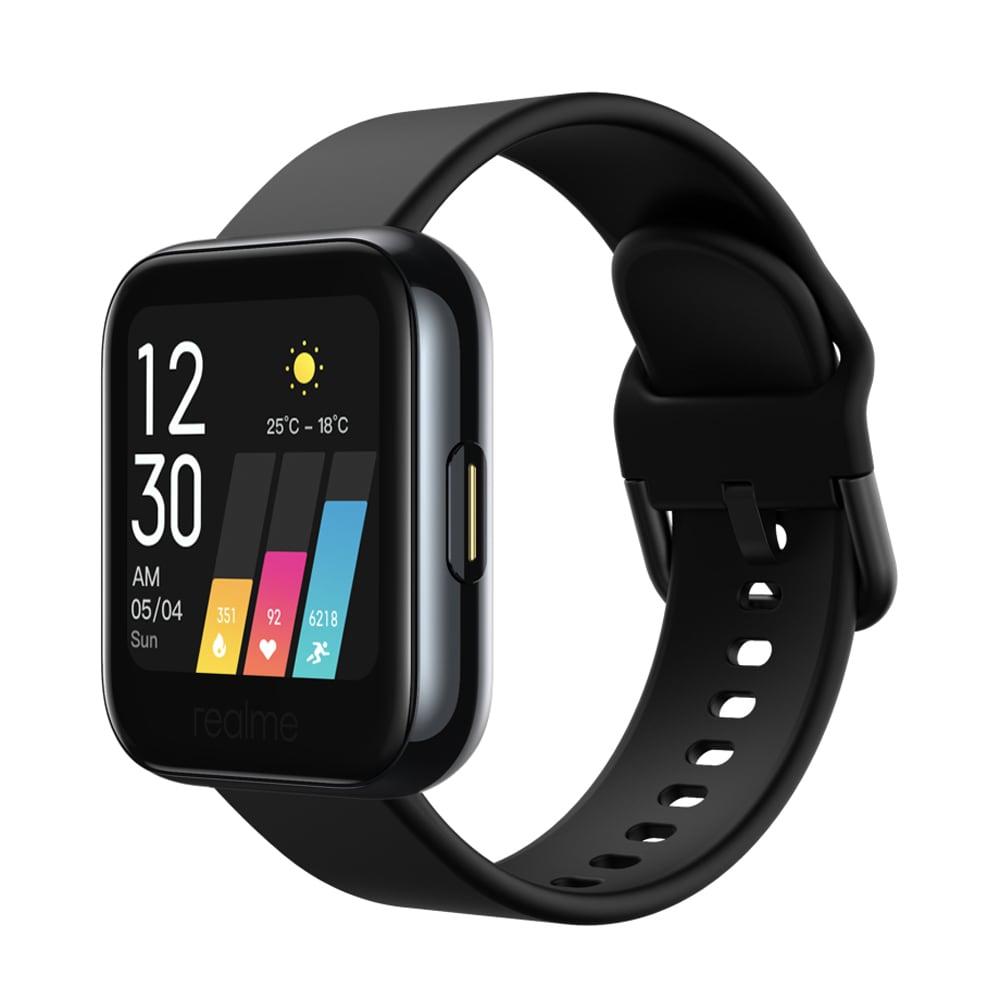 realme RMA161 Classic Strap Smart Watch, Black, 14 Sports Mode, Water ...