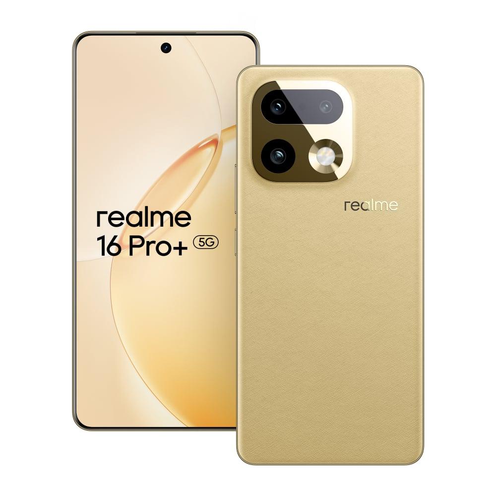 Realme 16 Pro+ 5G 256 GB, 8 GB RAM, Master Gold, Mobile Phone