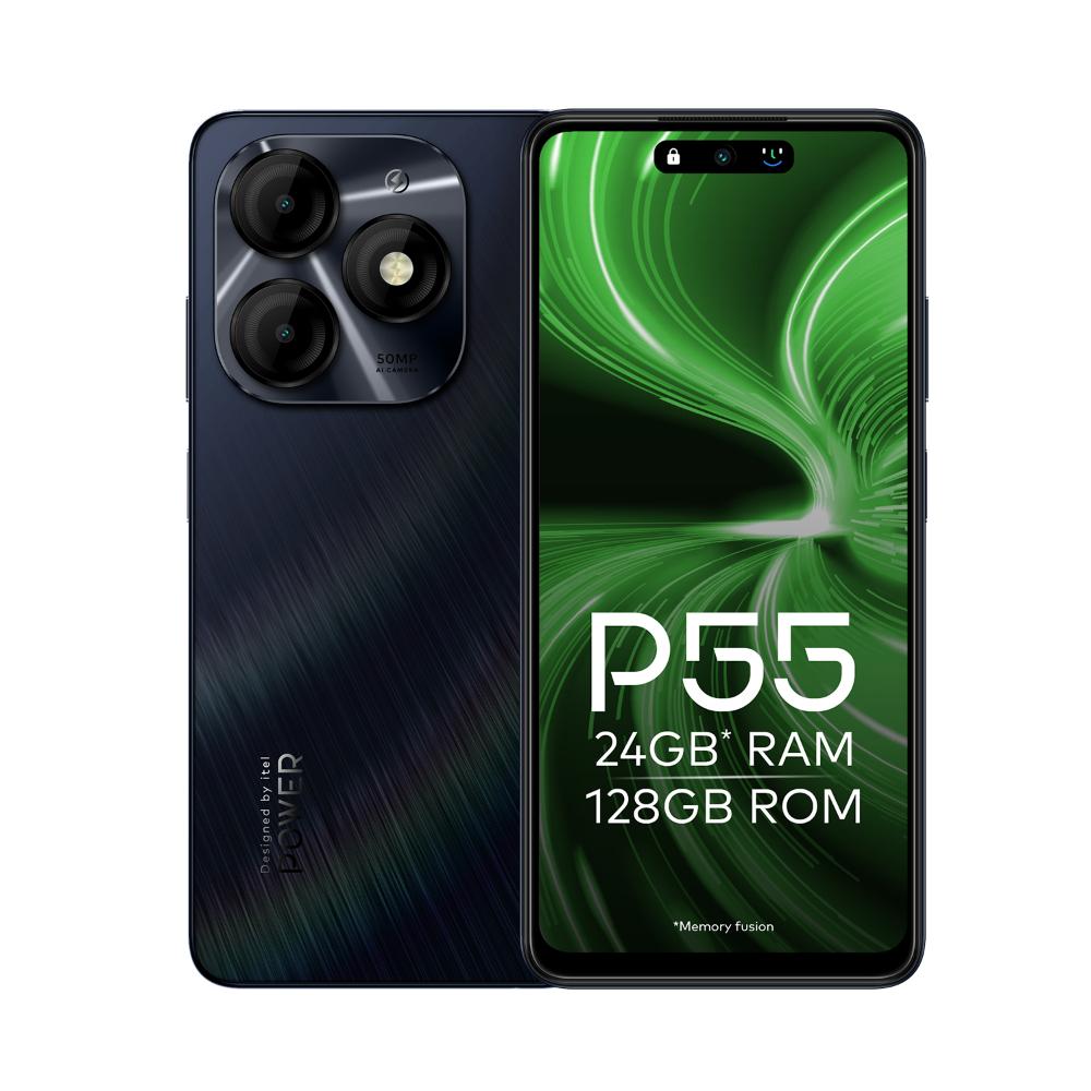 Buy Itel P55 128 GB, 8 GB RAM, Mobile Phone, Black at Reliance Digital