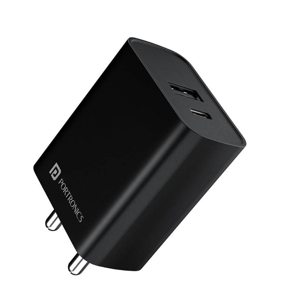 Buy Portronics Adapto 70 Wall Charger, Black at Reliance Digital